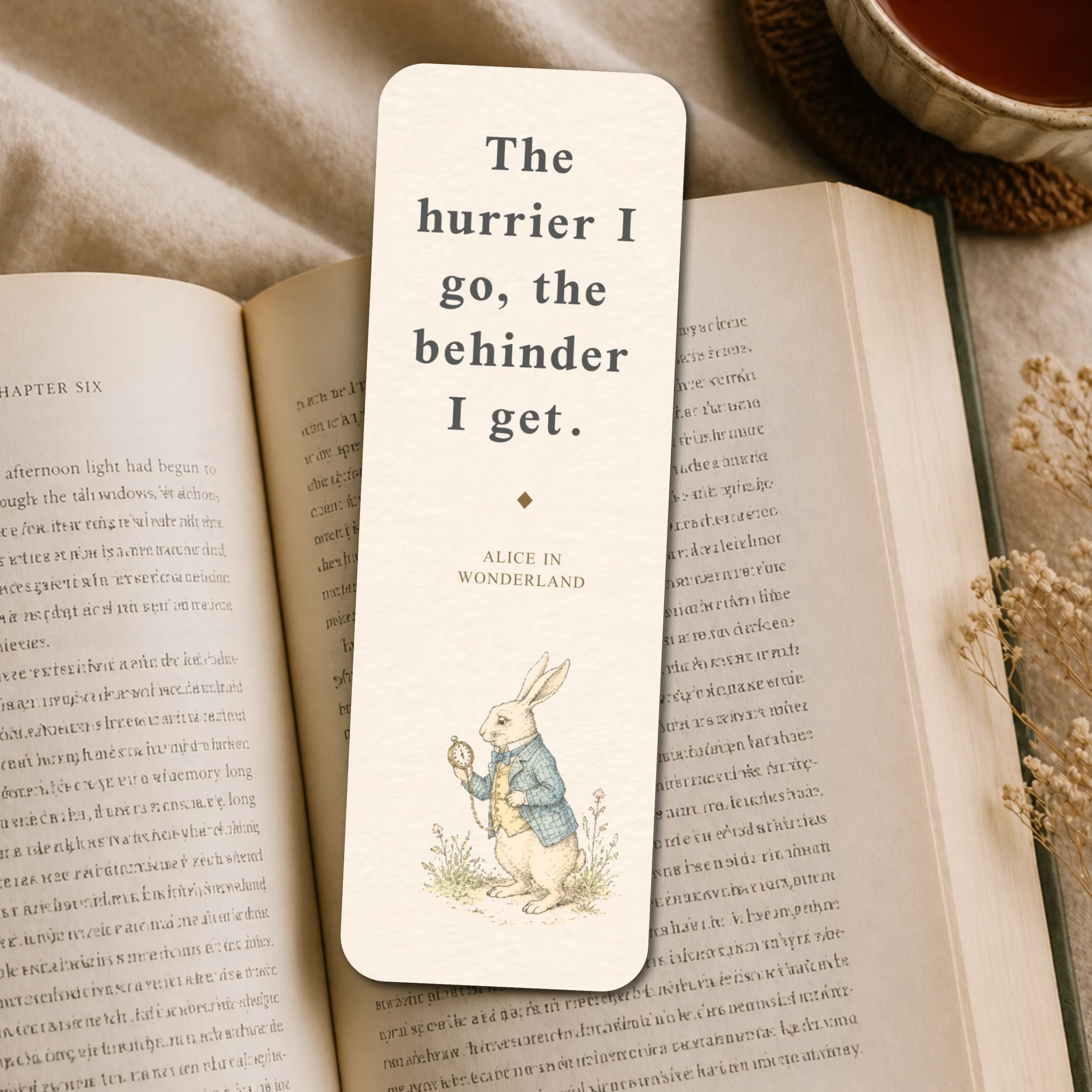 Alice in Wonderland 6 Bookmark Collection - Bookish Troves